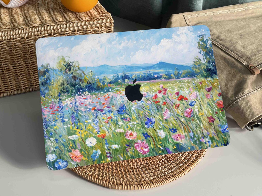 Garden Oil Painting MacBook Case Protect Cover for MacBook Pro 14 Case ...