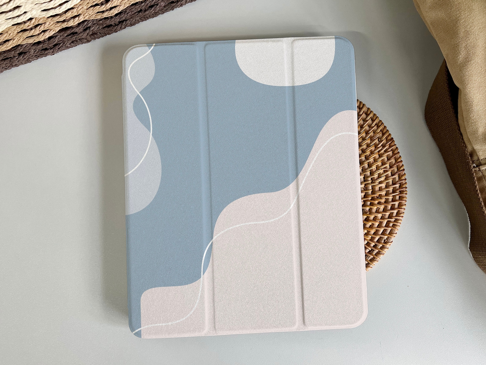 Trendy Minimalist Art Magnetic Smart Case Cover iPad 9 Case, iPad Mini ...