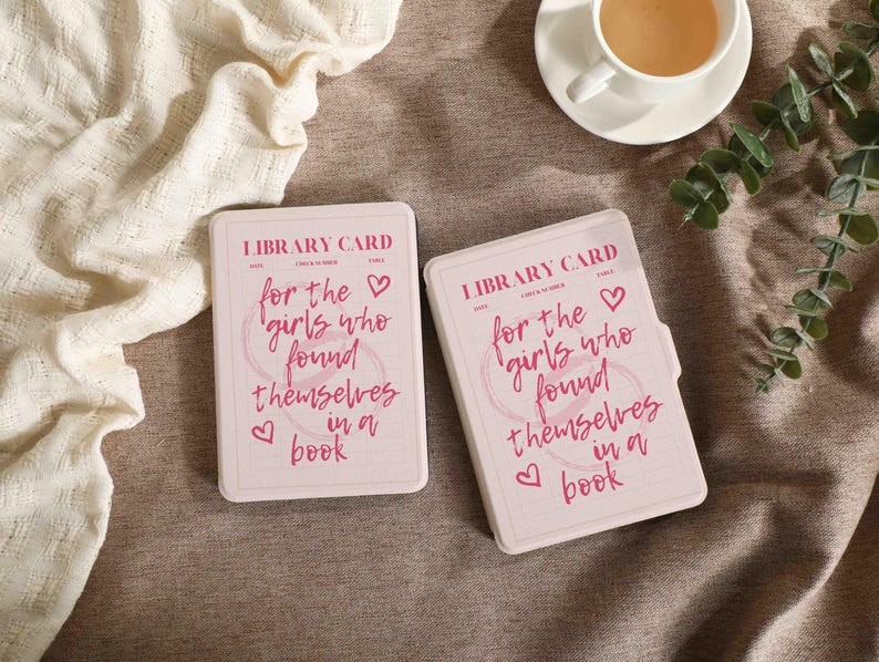 Pink Library Card Personalised Kindle Case for Kindle Paperwhite 5 ...