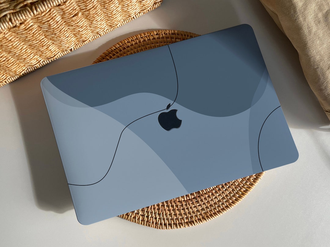 Art Line Blue MacBook Case Protect Cover for MacBook Pro 14 Case ...