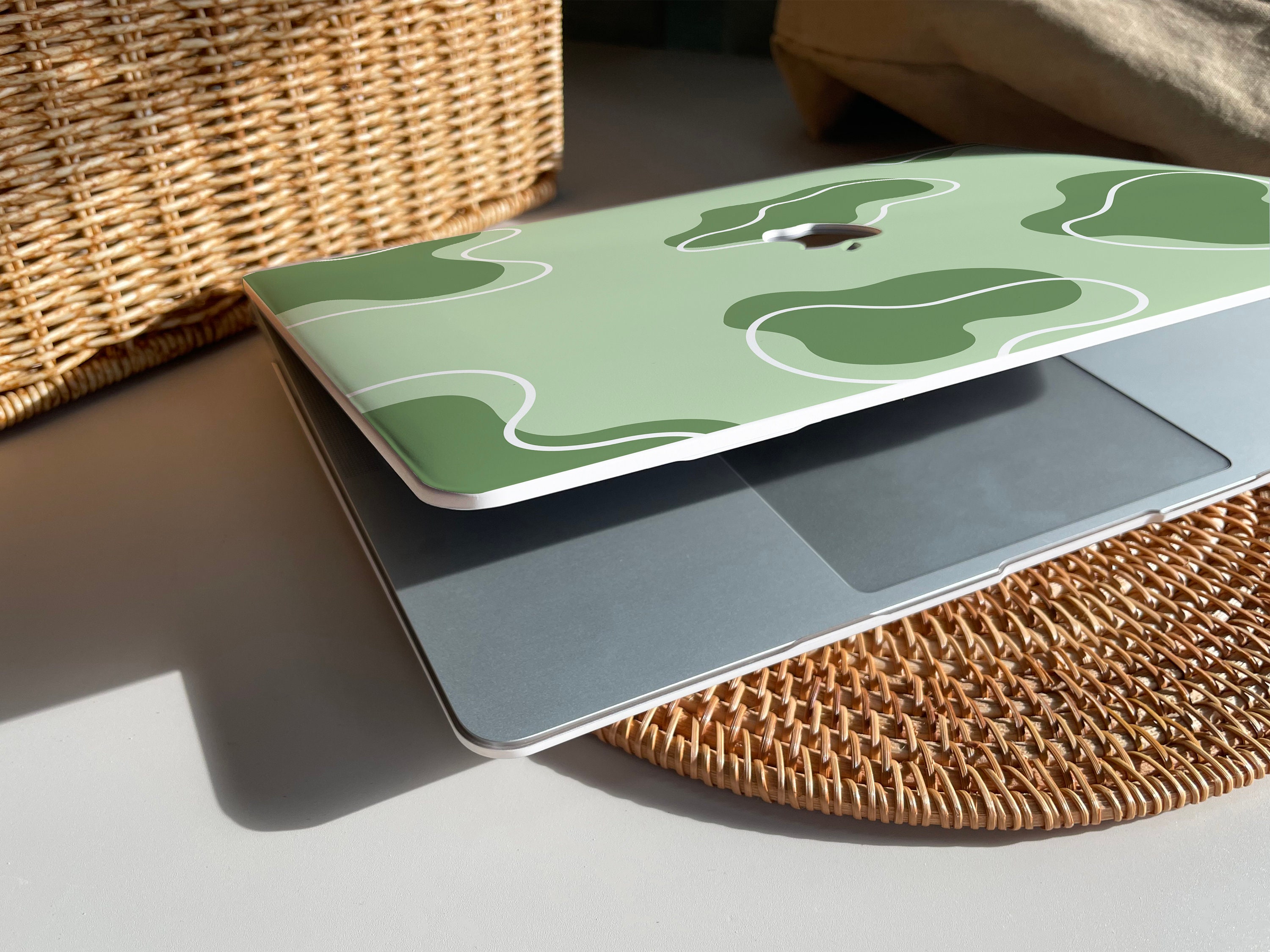 Matcha Cow Pattern MacBook Case Protect Cover for MacBook Pro 14 Case ...