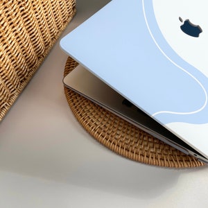 Cream Baby Blue MacBook Case Protect Cover for MacBook Pro 14 Case ...