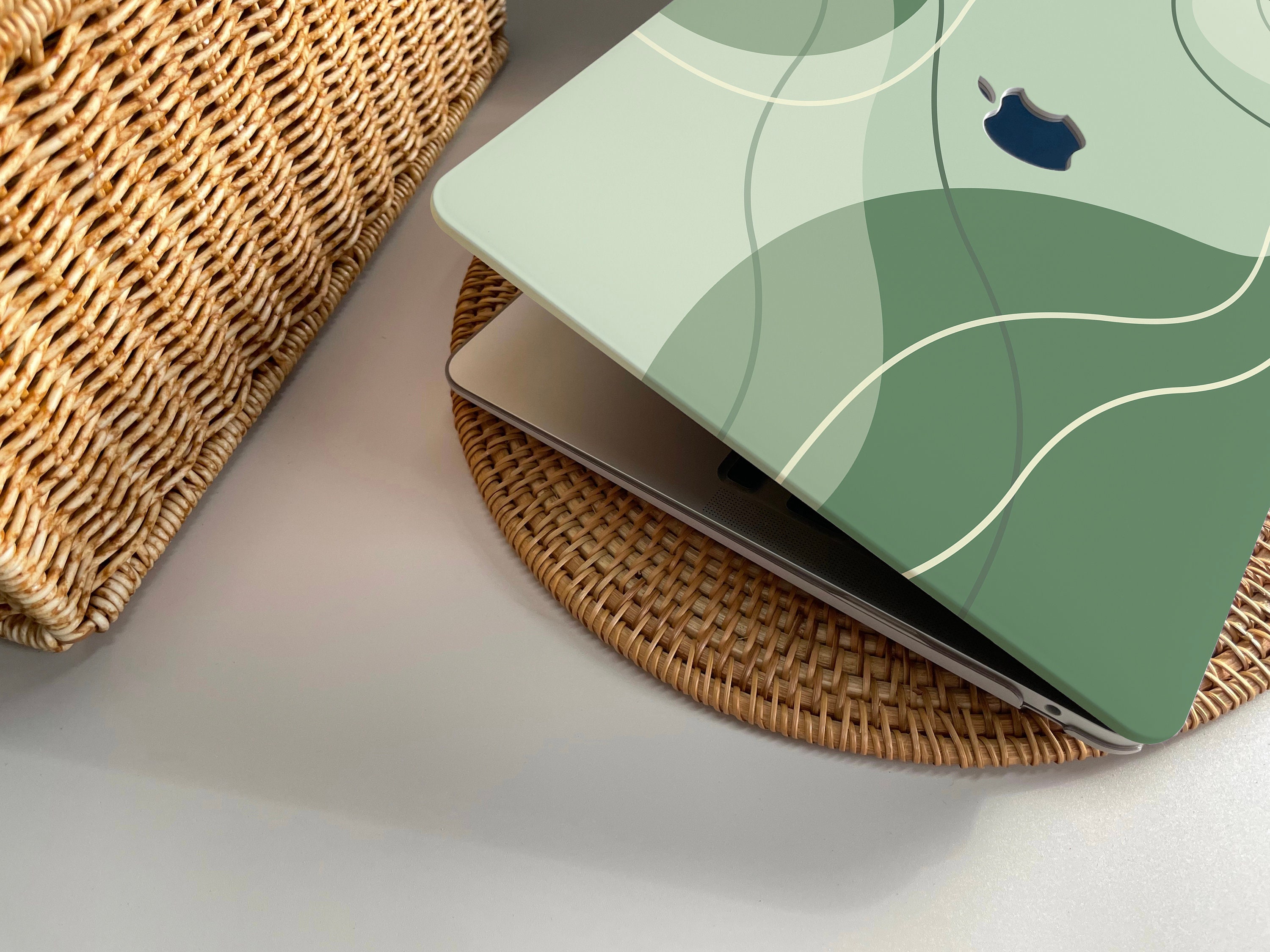 Trendy Seamless Military Green Macbook Case Protect Cover for | Etsy