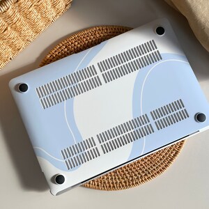 Cream Baby Blue MacBook Case Protect Cover for MacBook Pro 14 Case ...