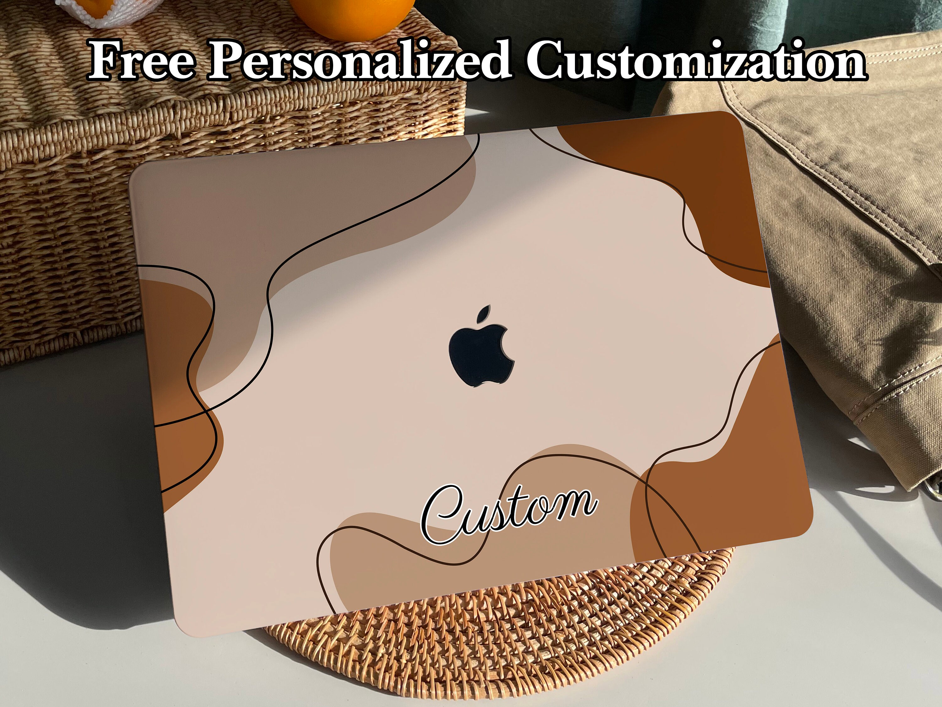Line Patch Chocolate MacBook Case Protect Cover for MacBook Pro 14 Case ...