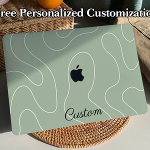 Matcha Line Aesthetics MacBook Case Protect Cover for MacBook Pro 14 ...