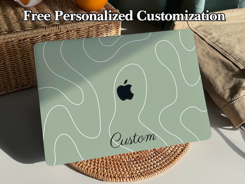 Matcha Line Aesthetics Macbook Case Protect Cover for Macbook - Etsy