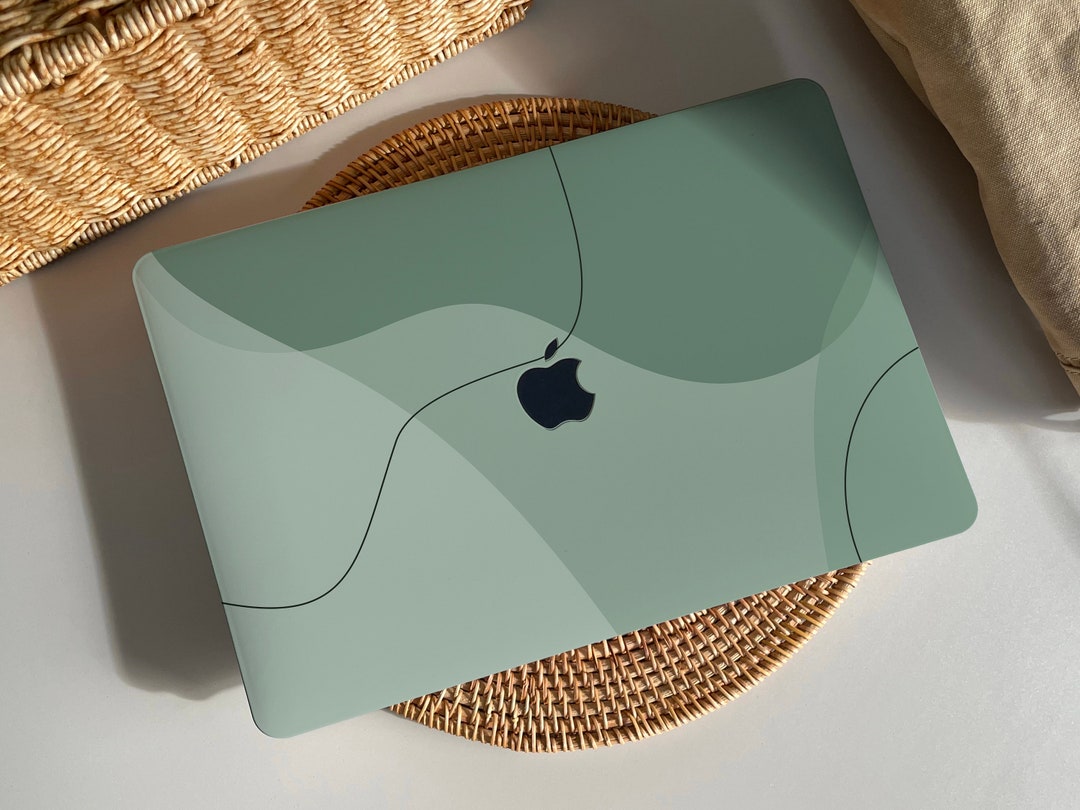 Art Line Green MacBook Case Protect Cover for MacBook Pro 14 Case ...
