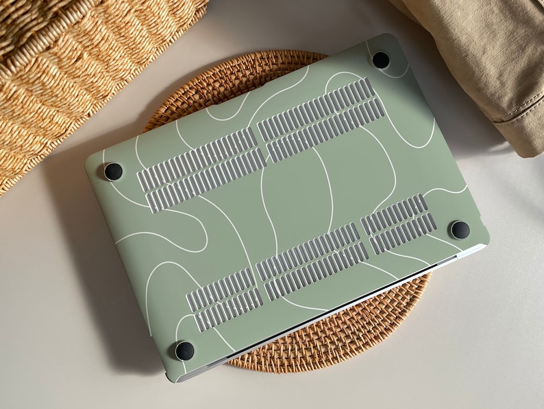 Matcha Line Aesthetics MacBook Case Protect Cover for MacBook Pro 14 ...