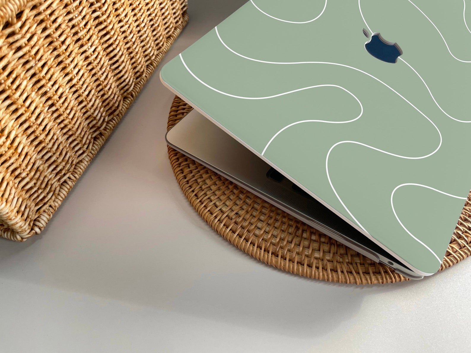 Matcha Line Aesthetics Macbook Case Protect Cover for Macbook - Etsy