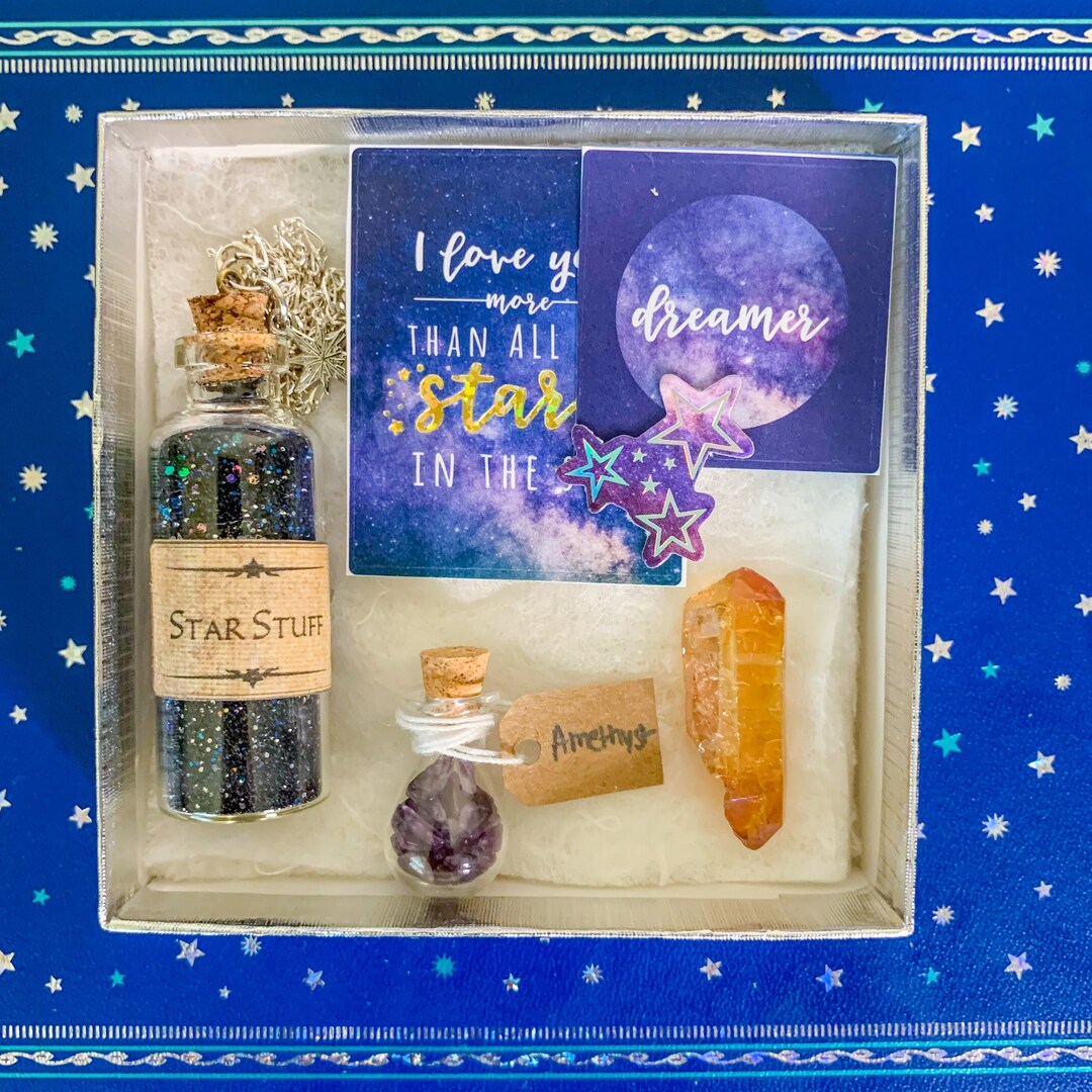 Cosmic Gift Box, Space Box, Stars, Mystery Gift Box, Star Stuff, Cosmic ...