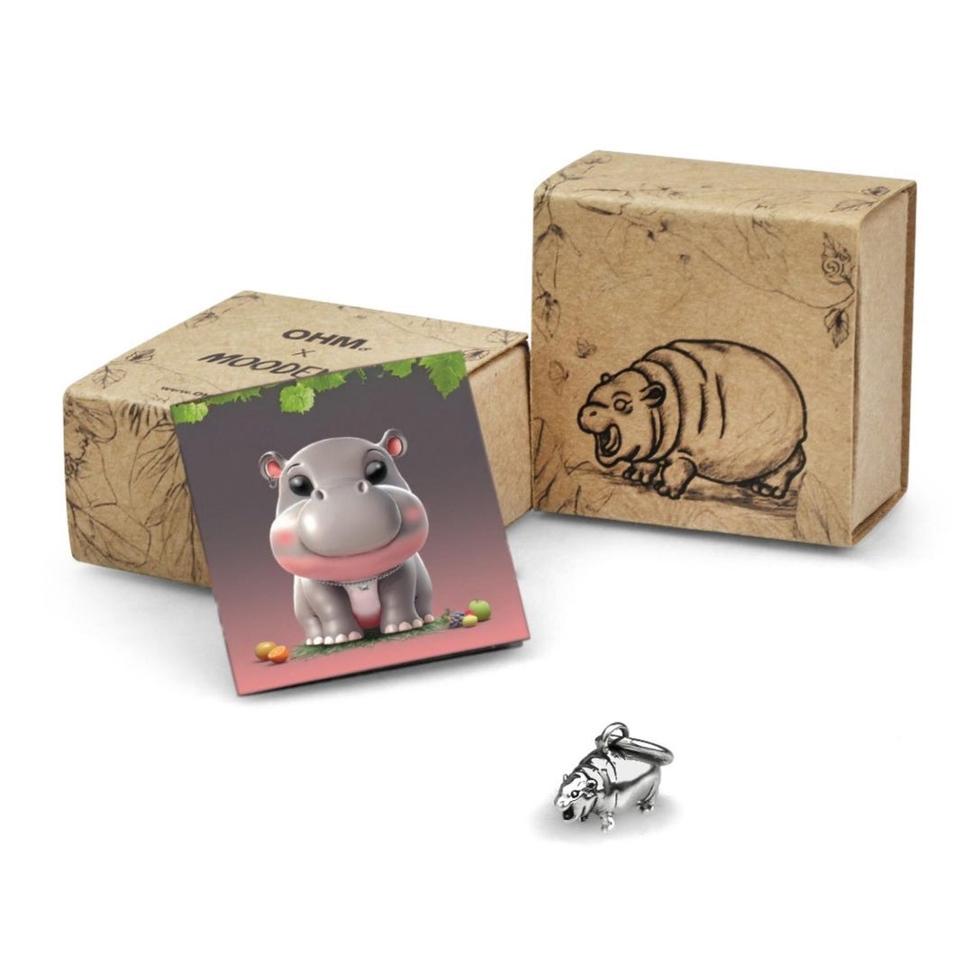 Sterling Silver Pig Charm: Thai Design, Authentic 925 Moo Deng Pendant ...