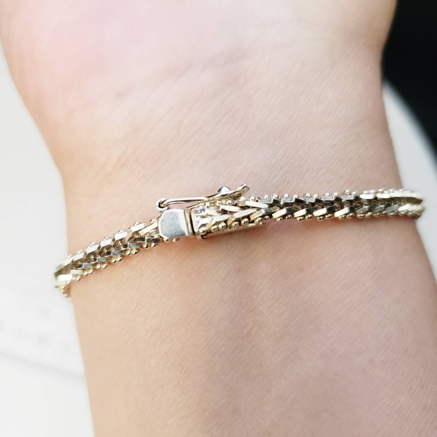 925 Sterling Silver Bracelet, 8 Inch Premex Sterling Silver Riccio ...