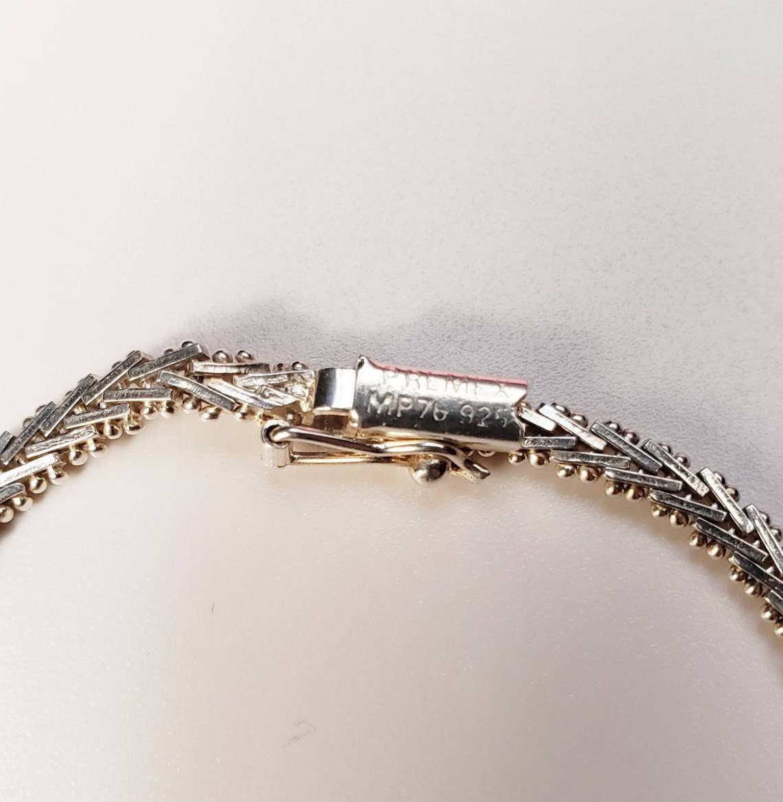925 Sterling Silver Bracelet 8 Inch Premex Sterling Silver | Etsy