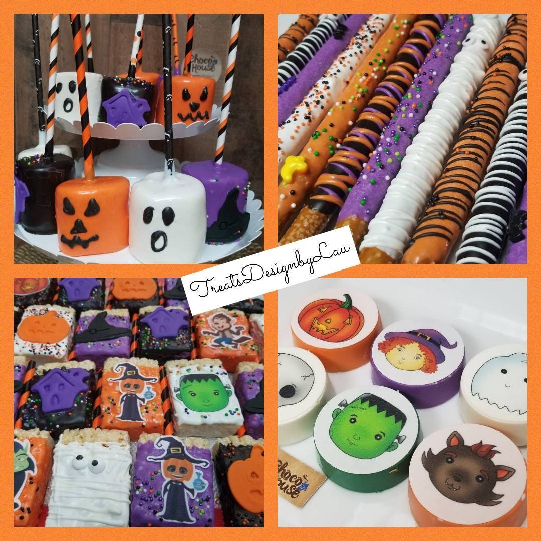 Halloween Treats Bundle Candy Table. Trick or Treat - Etsy