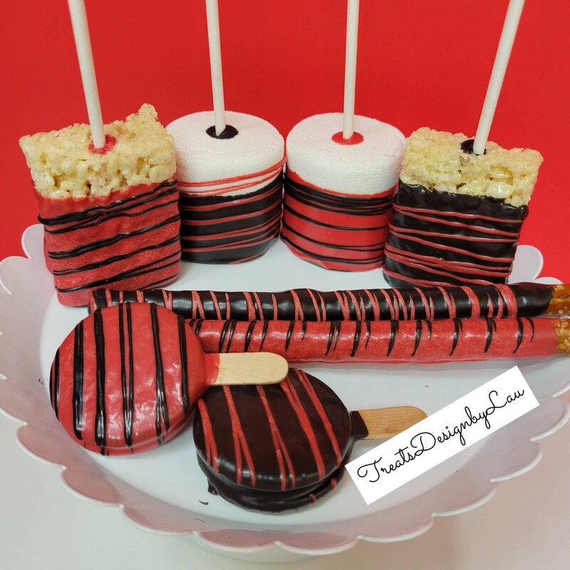 Red and Black Party Decor - Etsy
