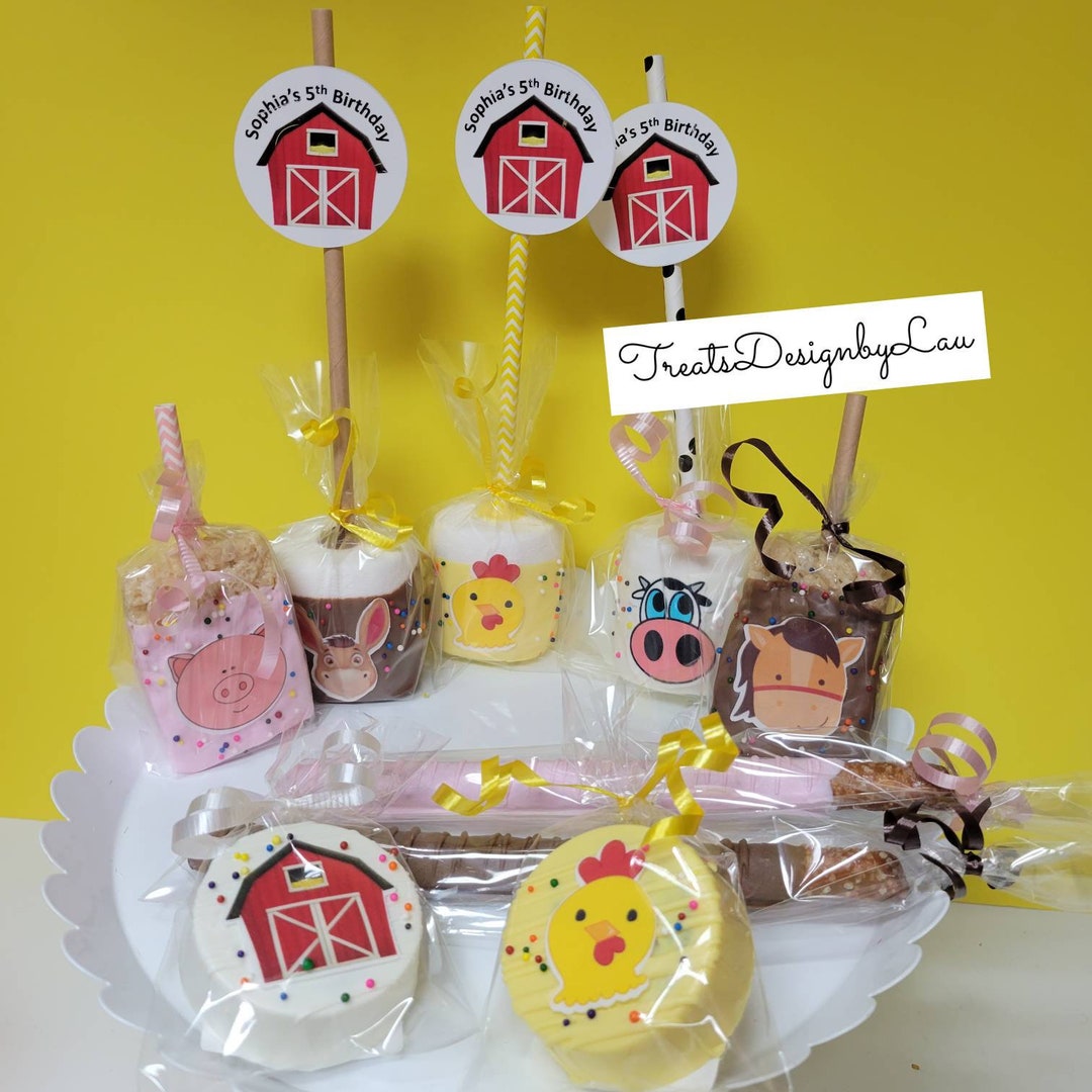 Farm Animals Treats Bundle Candy Table. Farm House. 48 Pieces - Etsy