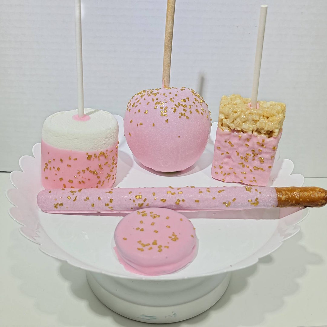 Pink and Gold Party Treats Birthday Baby Shower XV Sweet - Etsy