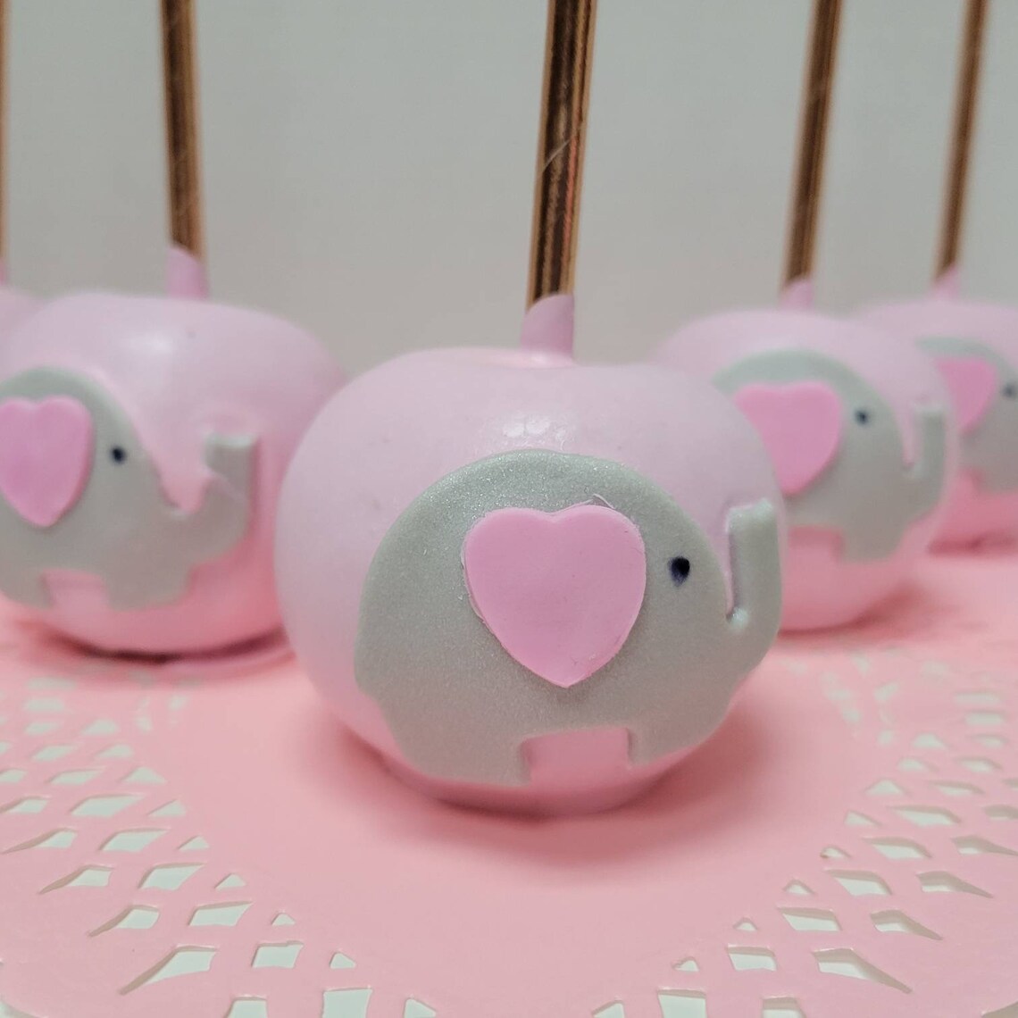 Baby Elephant Chocolate Candy Apples Candy Table. 10 Apples. - Etsy