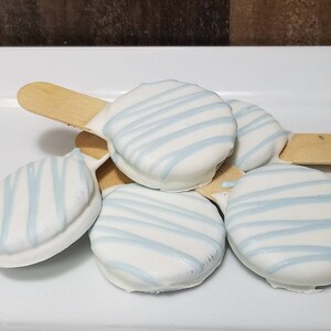 48p Baby Shower Baby Boy Treats Bundle Candy Table. White// Blue - Etsy