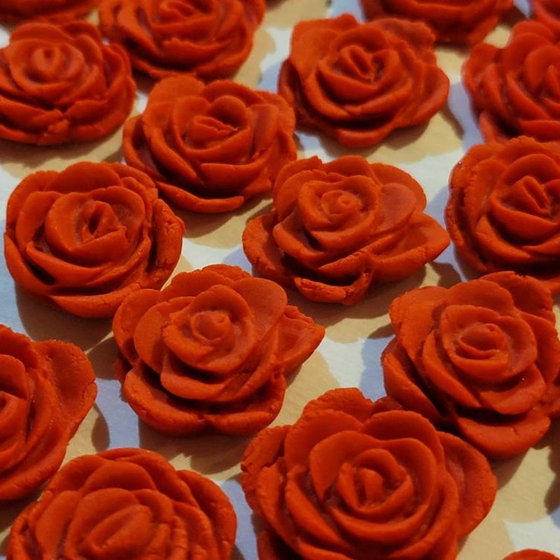 Fondant Rose - Etsy