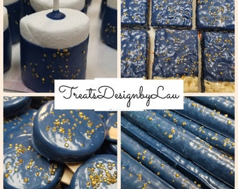 Blue and Gold Candy - Etsy