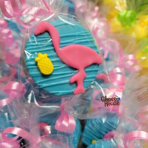 30 Pc Flamingo and Pineapple/ Hawaii Inspired Themed Treats Bundle for ...