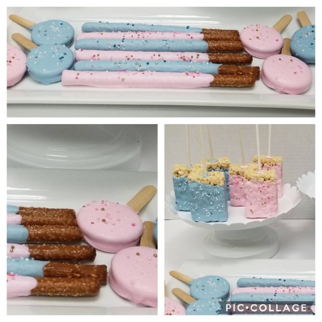 36 Ct Gender Reveal Treats Bundle Candy Table. - Etsy