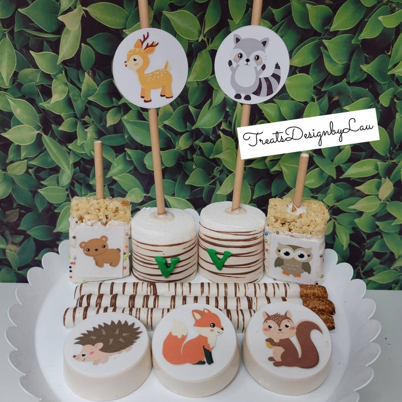 Woodland / Forest Animals Themed Party Favors. 48 Pcs Total - Etsy