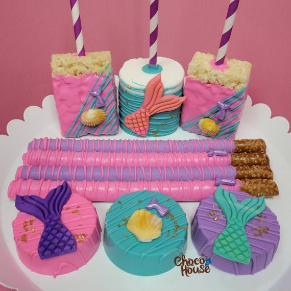 Mermaid Themed Party Treats Bundle for Candy Table. 48 Pieces - Etsy