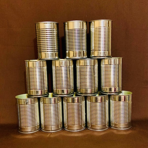 Empty Tin Cans - Etsy