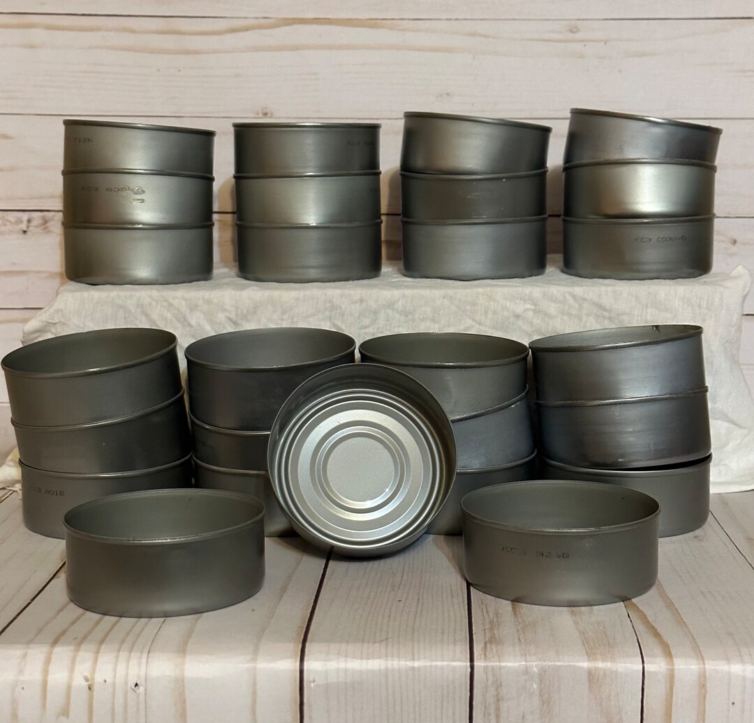 27 Count Tin Cans, 3 1/4 X 1 1/4, Smooth Edges, Cans for Crafting ...