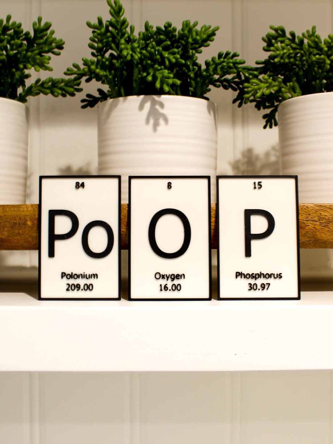Poop Periodic Table of Elements Wall, Desk or Shelf Sign - Etsy