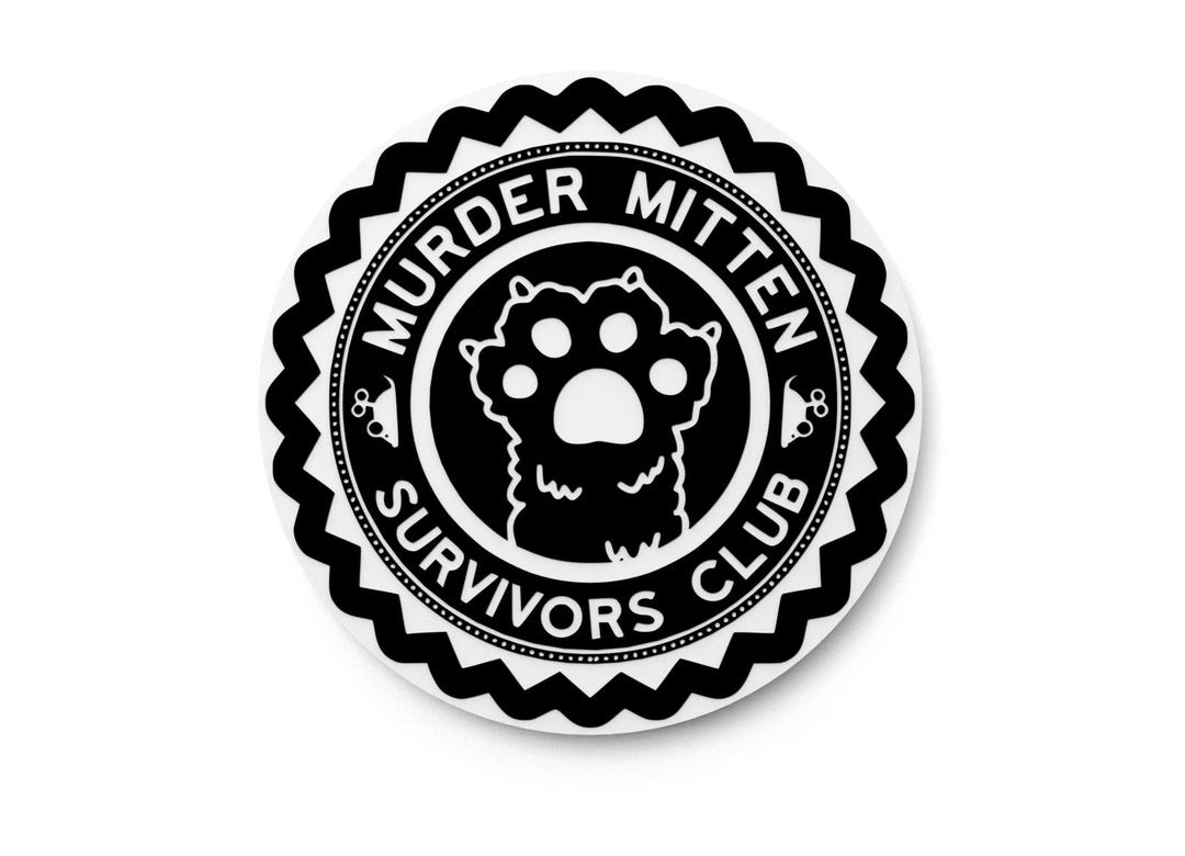 Murder Mitten Survivors Club | Funny Sign for Home or Office - Etsy