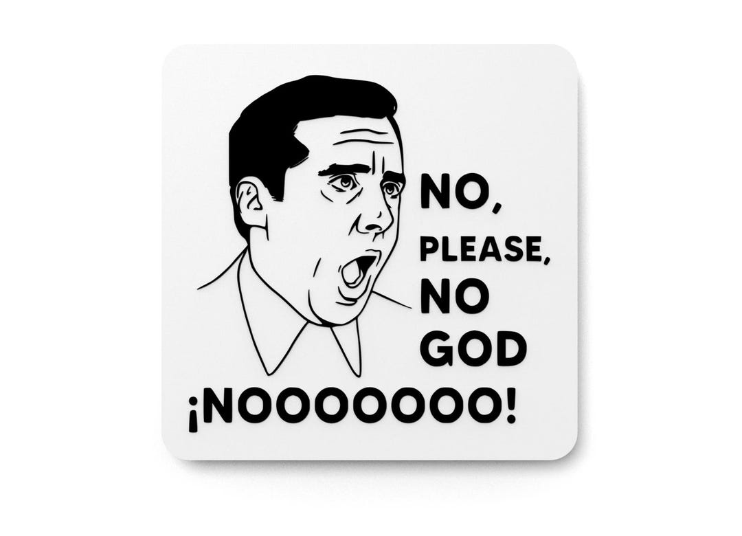 Bold 3D Wall Art PLA – No Please Sign, Funny Pop Culture Home or Office ...