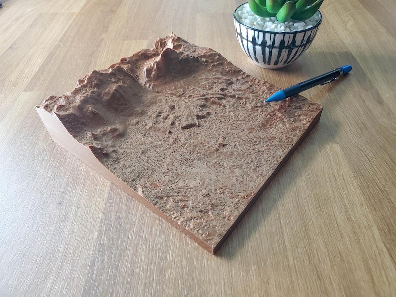 Mars 3D Topography Model of JEZERO CRATER Delta Region the | Etsy