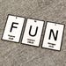 FUN | Periodic Table of Elements Wall, Desk or Shelf Sign - Etsy