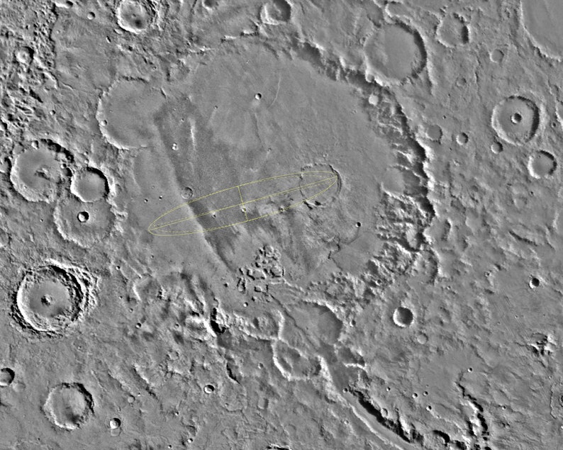 Mars 3D Topography Model of GUSEV CRATER the NASA Spirit - Etsy