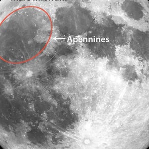 APOLLO 15 Moon Landing Site - Accurate 3D Topo Map of Apennine ...