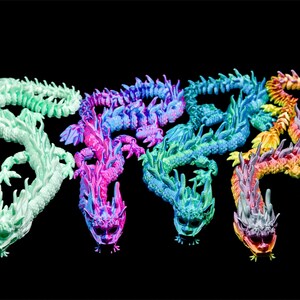 Jumbo Large Fidget Articulating Dragon - Etsy