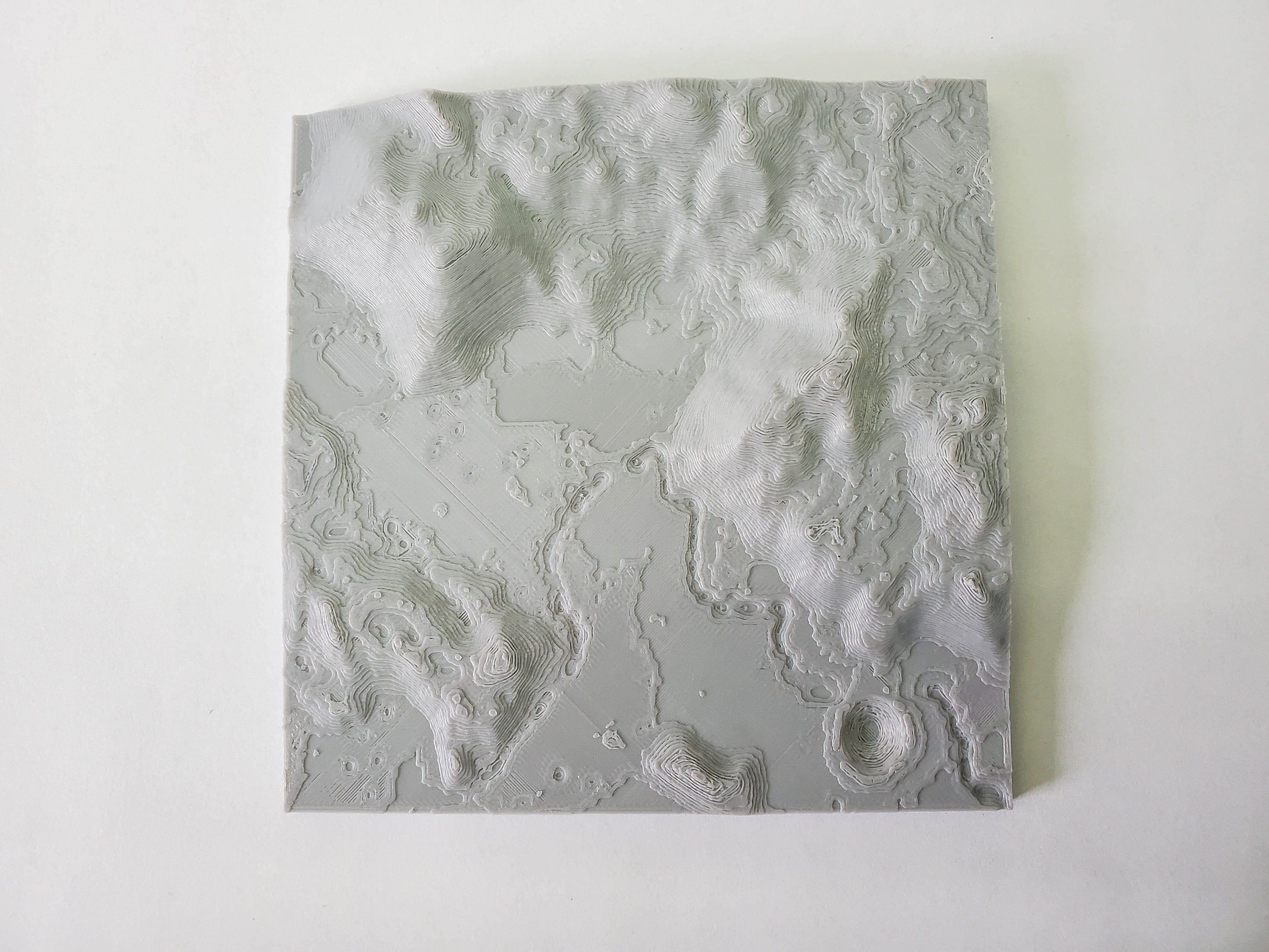 APOLLO 15 moon landing site Accurate 3D Topographical map of | Etsy