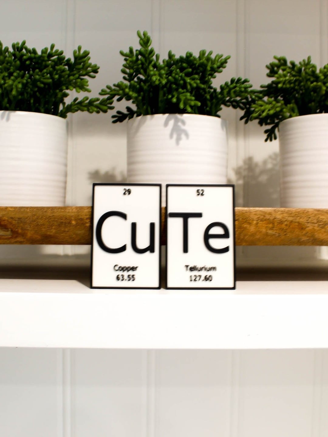 Cute Periodic Table of Elements Wall, Desk or Shelf Sign - Etsy