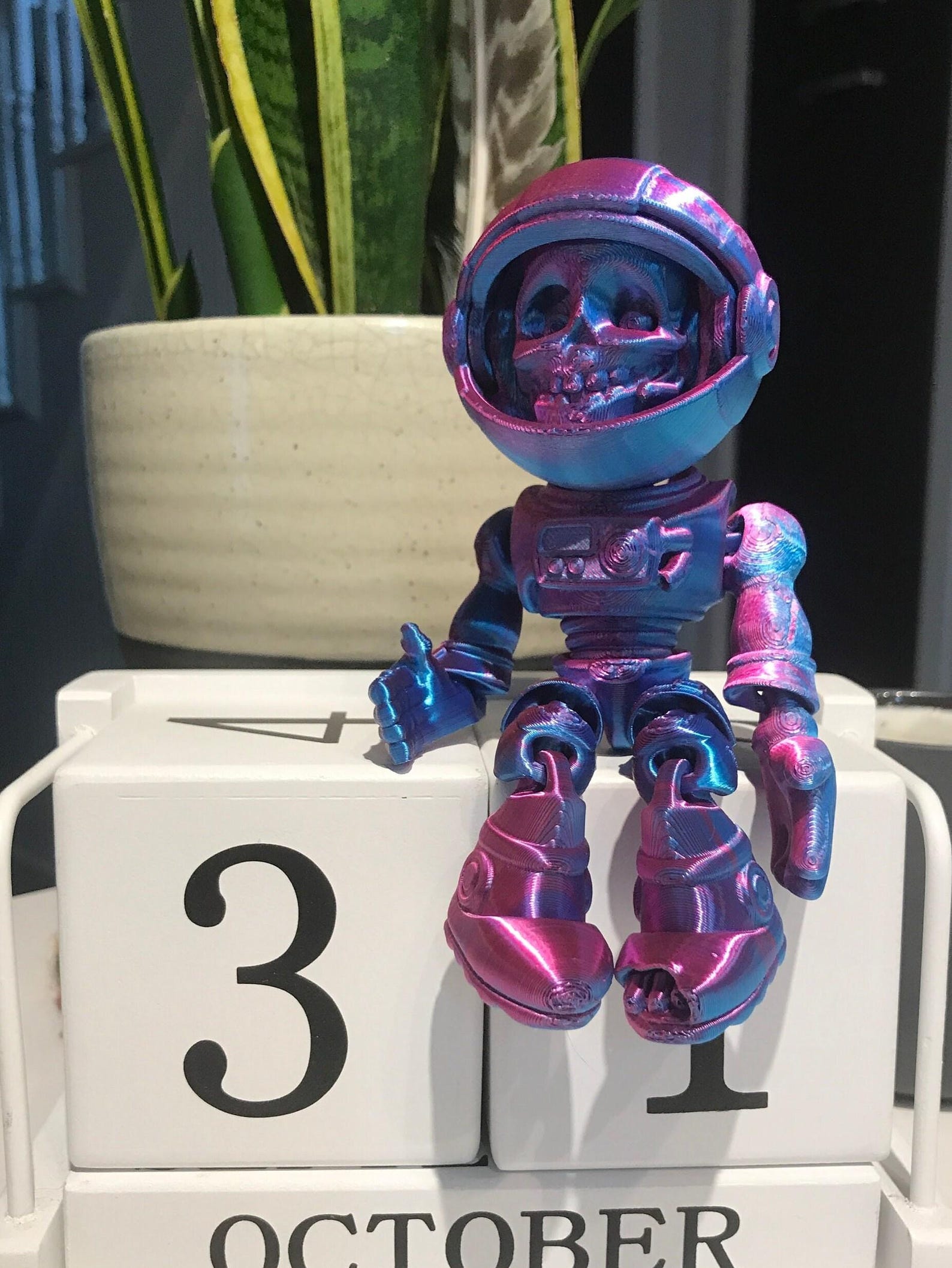 Fidget Astronaut Skeleton Friendly Companion - Etsy