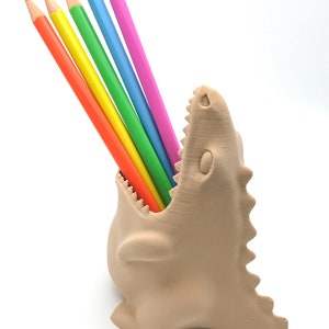 Dinosaur Pen/pencil Holder Gluttonosaurus Aka Gobbleosaurus - Etsy