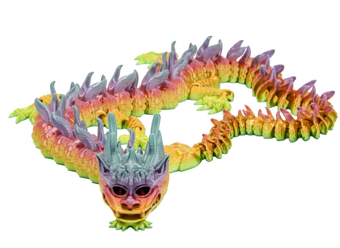 Jumbo Large Fidget Articulating Dragon 21 Choose Any - Etsy