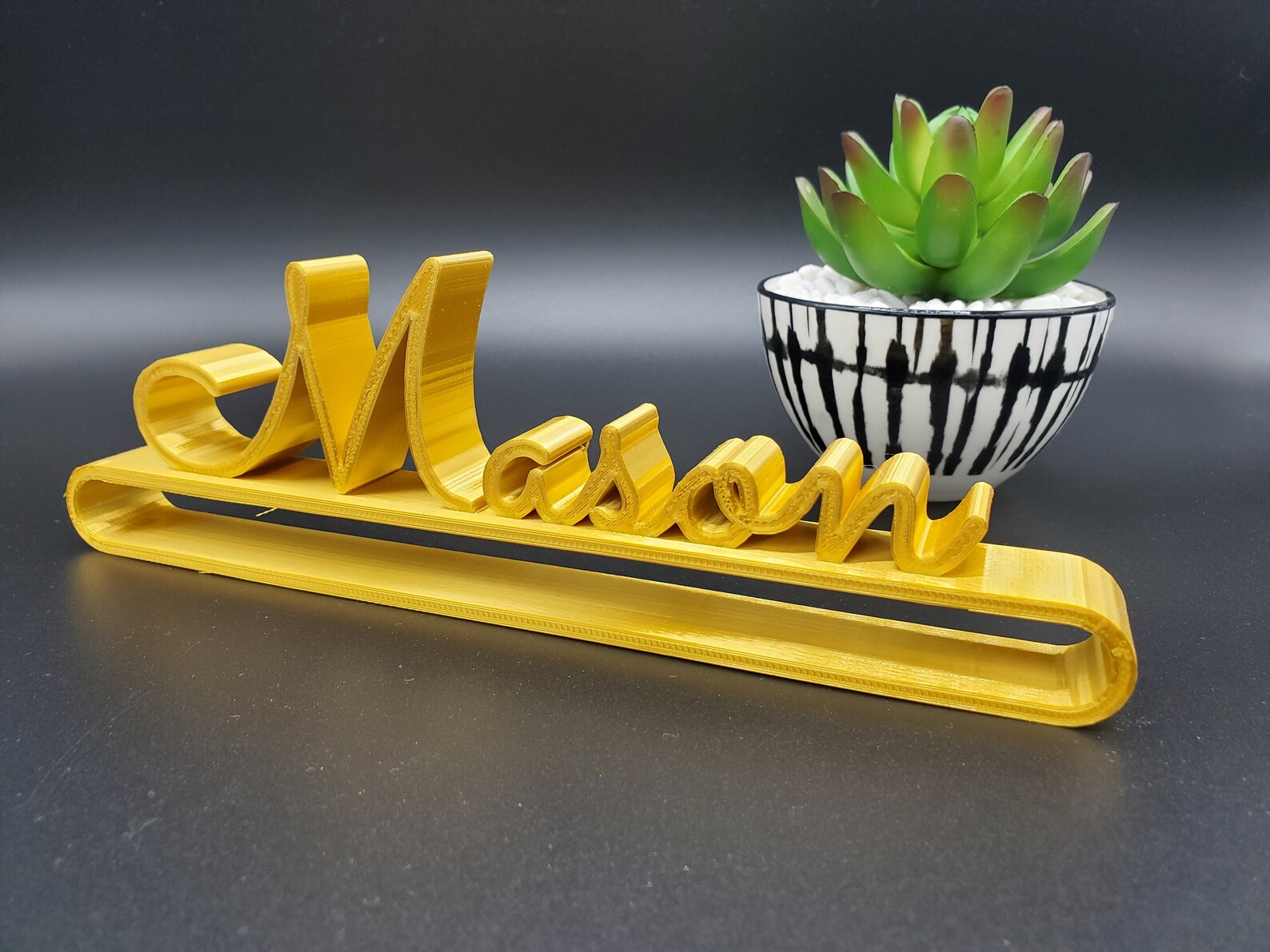 Customizable Name Tag to Personalize a Desk Counter or - Etsy