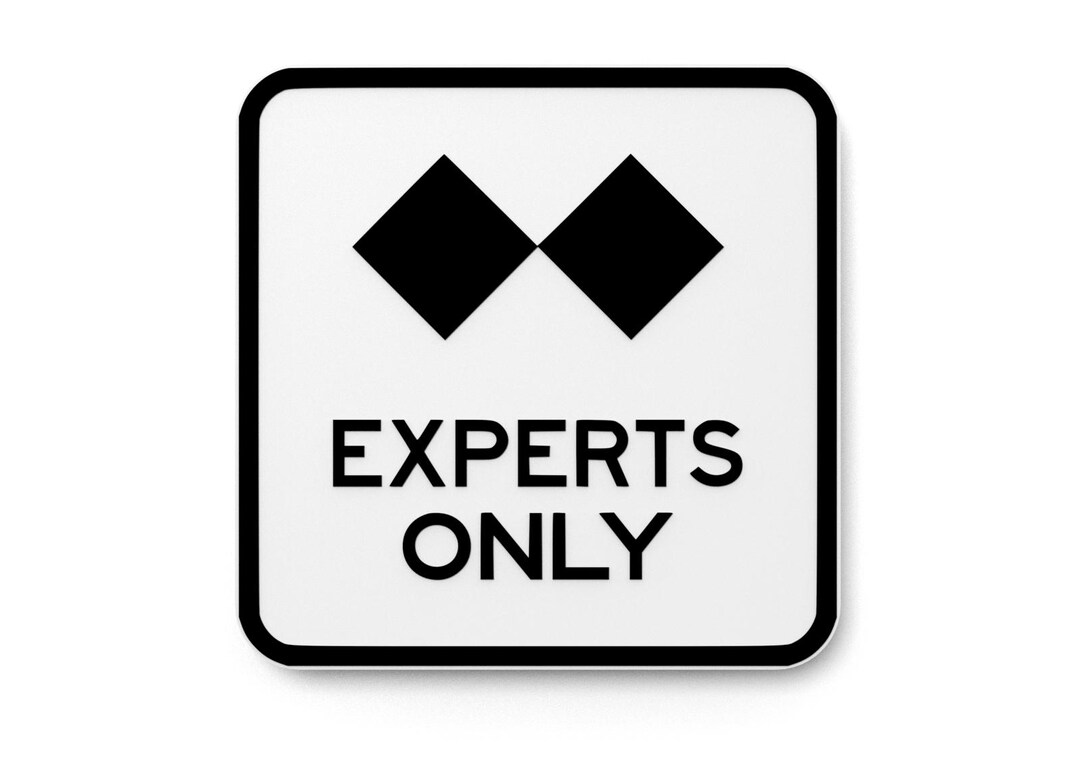 Experts Only | Funny Sign for Home or Office - Etsy