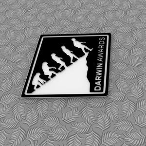 Darwin Awards 3D Printed Sign – Unique Humor Wall Art - Etsy