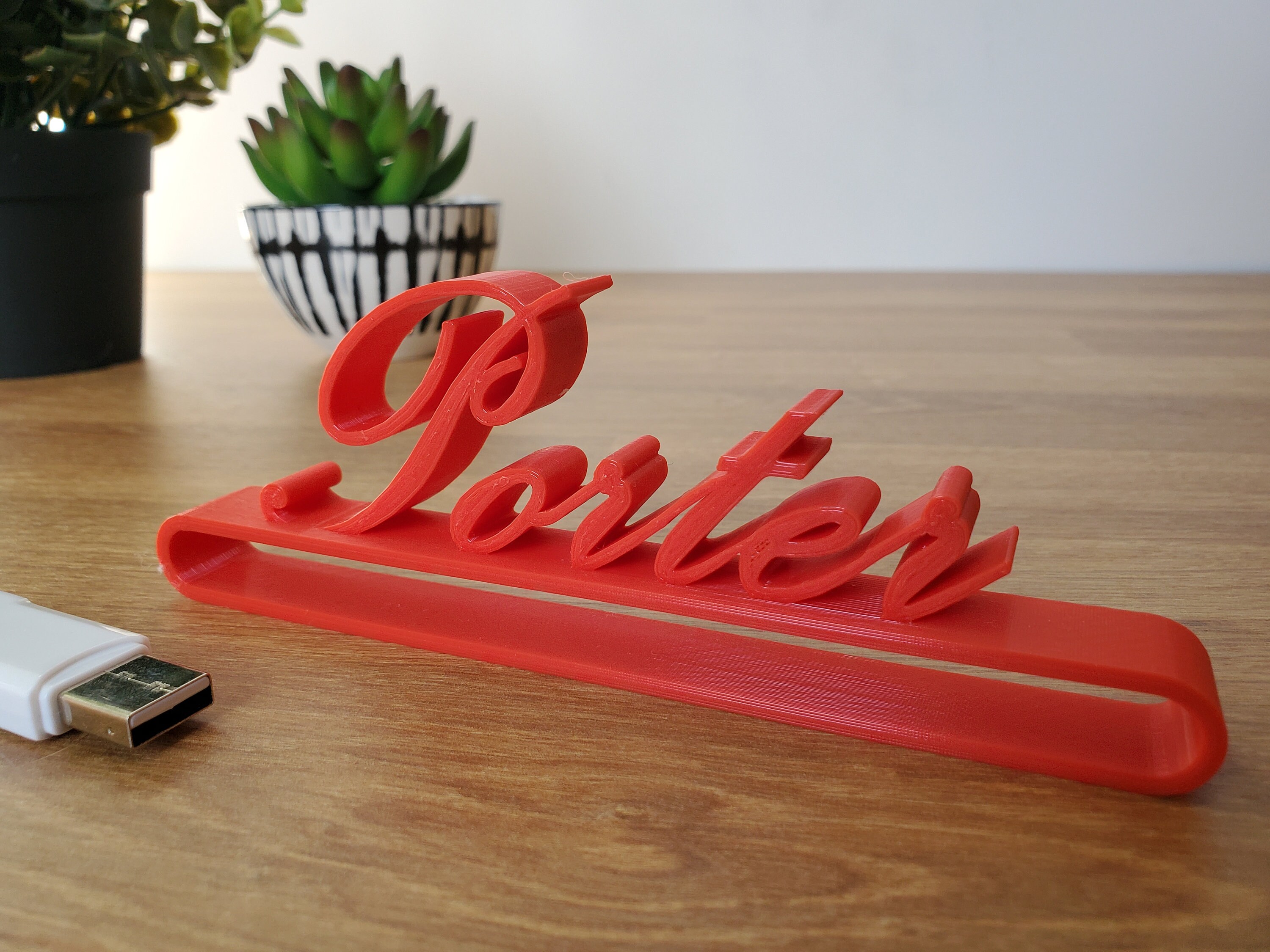 Customizable Name Tag to Personalize a Desk Counter or - Etsy