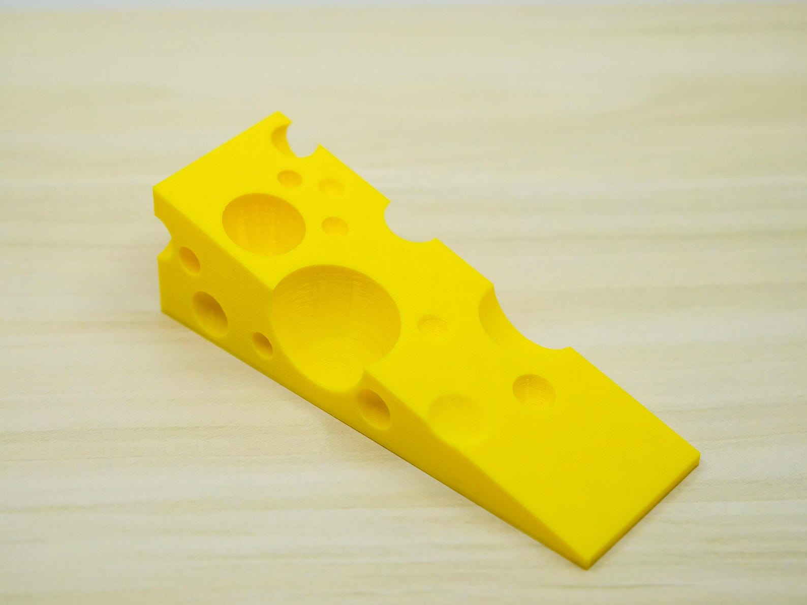 Doorstop Cheese Wedge | * Warning: This Gift is Pretty Cheesy - Etsy